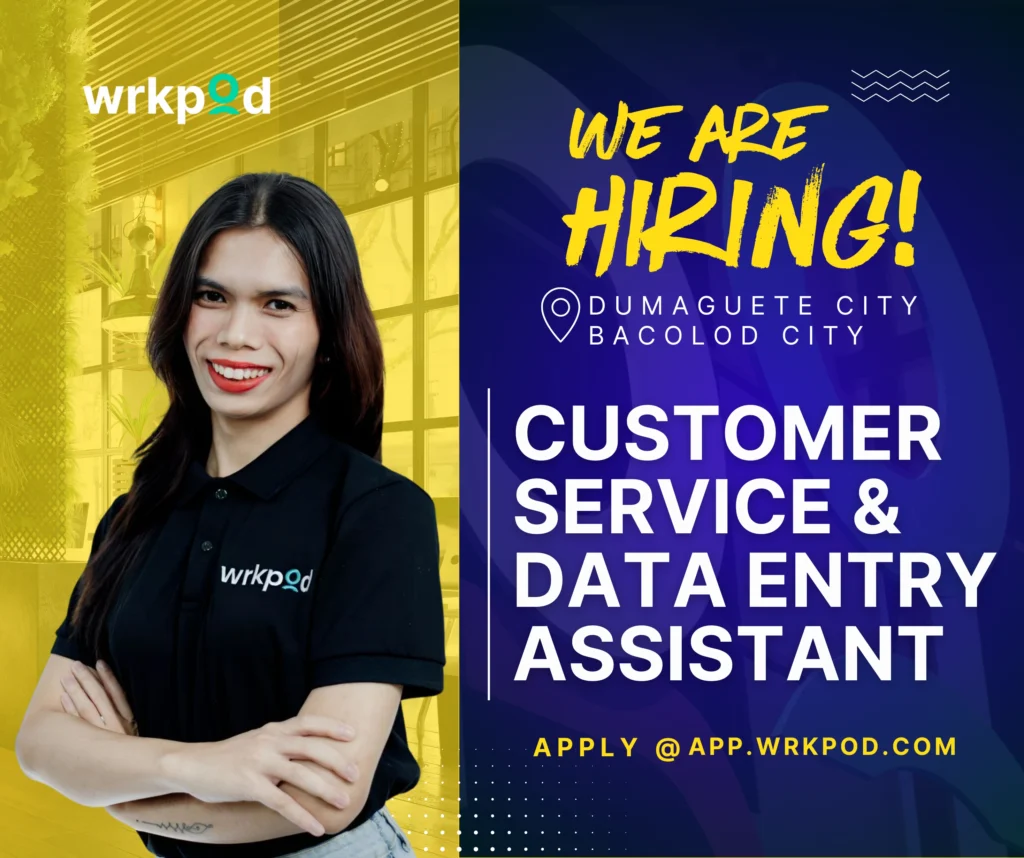 Customer Service & Data Entry Assistant - WrkPod