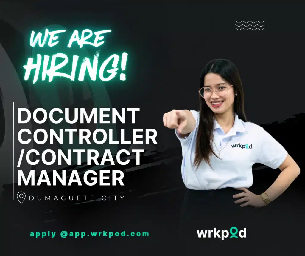 Document Controller/Contract Manager - WrkPod