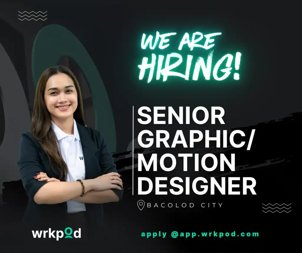 Senior Graphic/Motion Designer - WrkPod