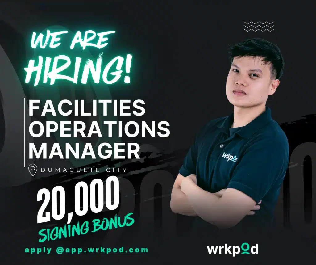 Facilities Operations Manager - WrkPod